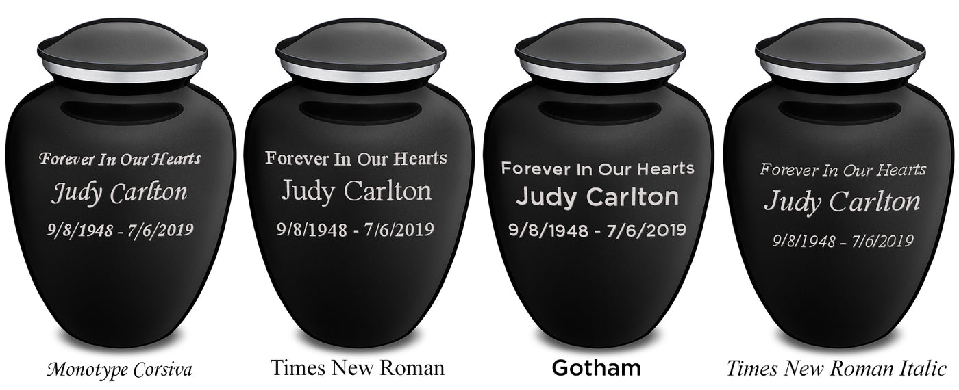 Engraved Urns, Engraving and Personalization - GetUrns