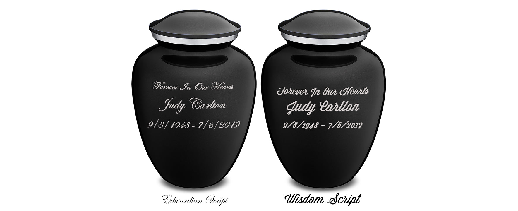 Engraved Urns, Engraving and Personalization - GetUrns